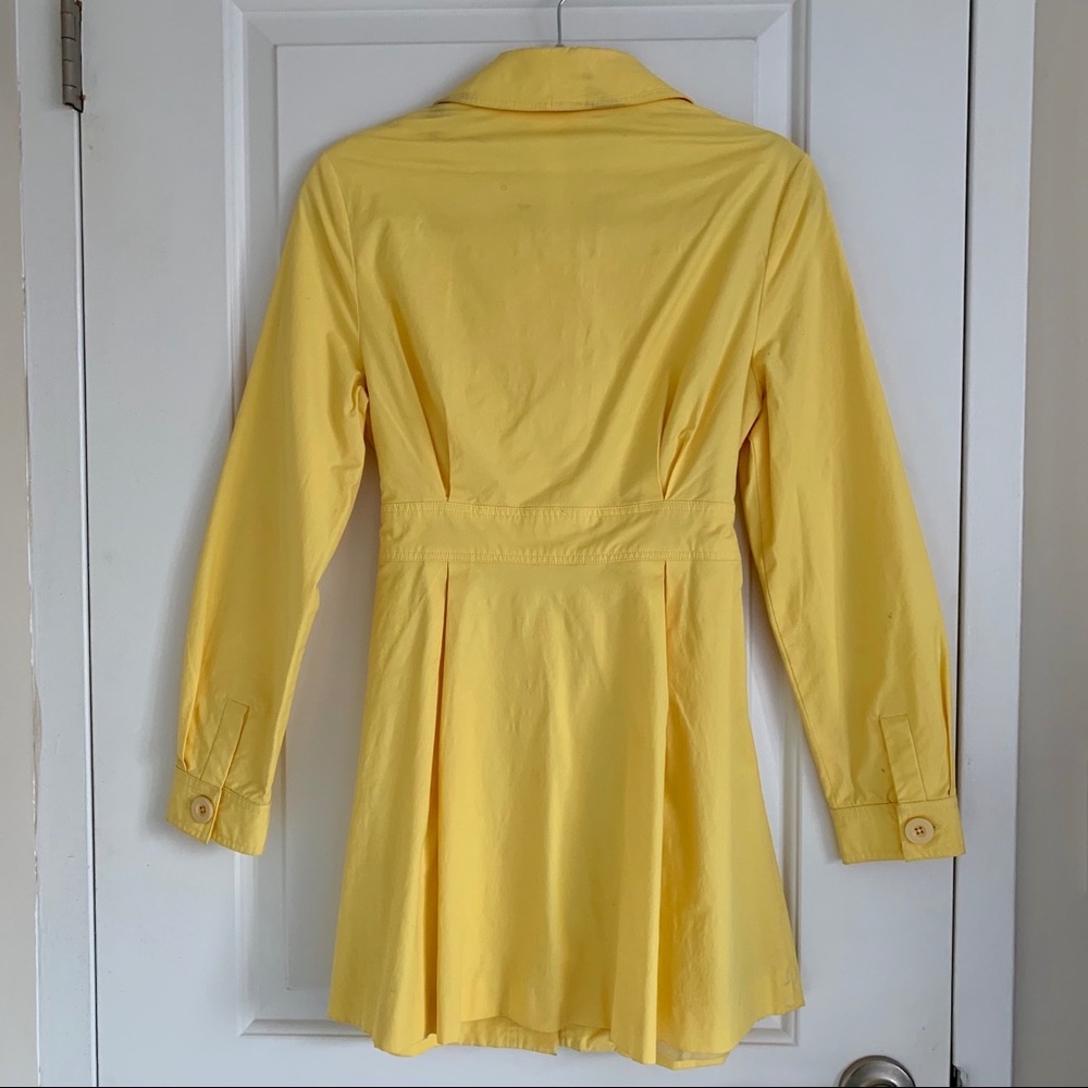 Bright Yellow Trench Coat - Gem